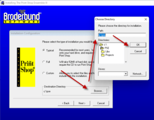 Install Print Shop Ensemble III by Broderbund on Windows 10 and Windows ...